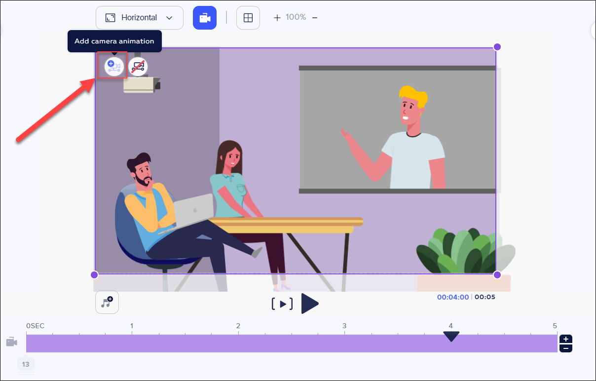 Creating a Zoom-Out Effect on an Object – Kaltura